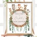 Editable Woodland Welcome Sign, Rustic Forest Animals Baby Shower ...