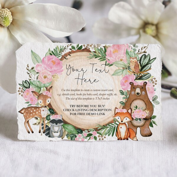 Birthday Cards Forest Animals - Etsy