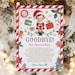Editable Elf Christmas Goodbye Letter Template Personalize With Corjl ...