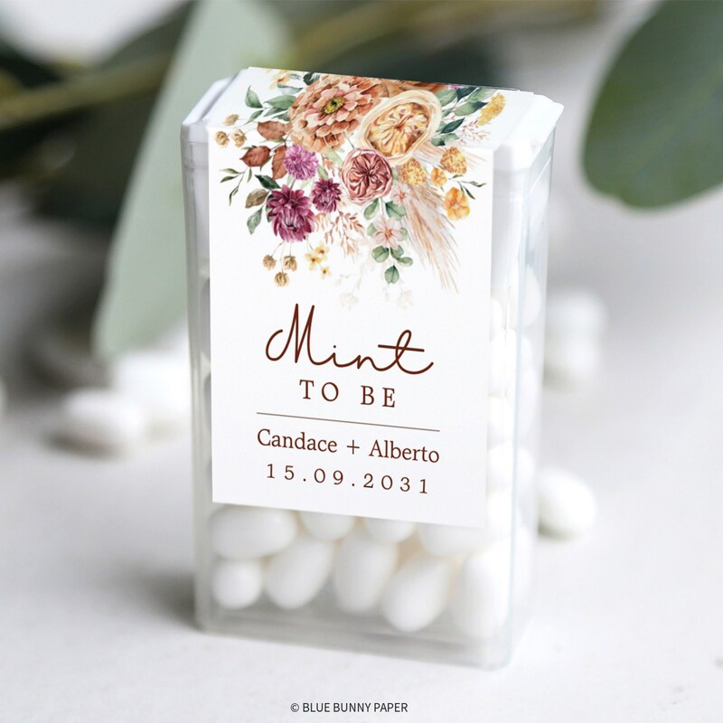 Tic Tac Label - Etsy