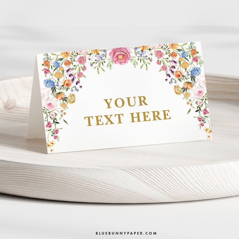 Buffet Name Tag - Etsy
