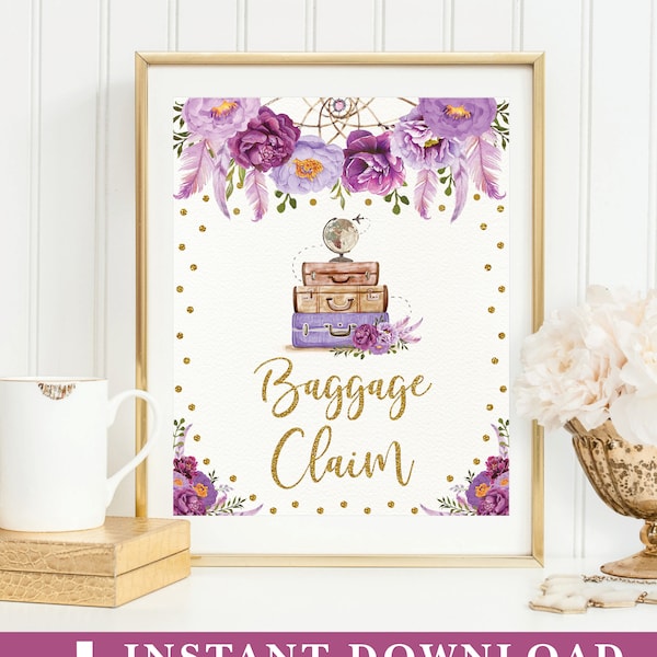 Baggage Claim Sign - Etsy