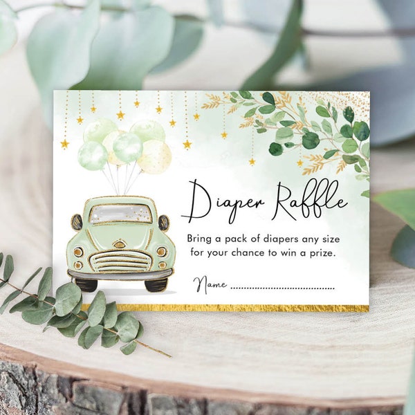 Drive by Diaper Party Invitation - Etsy