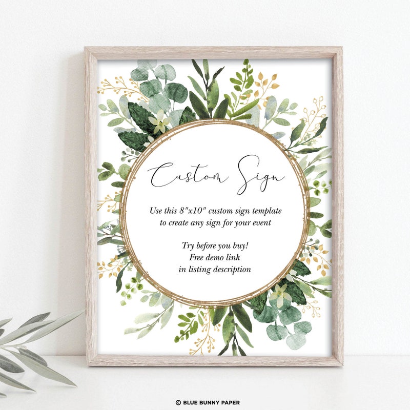 Botanical Signs - Etsy