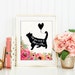 CAT Wall Art. Cat Printable. All You Need is Love and a Cat. Funny Cat ...