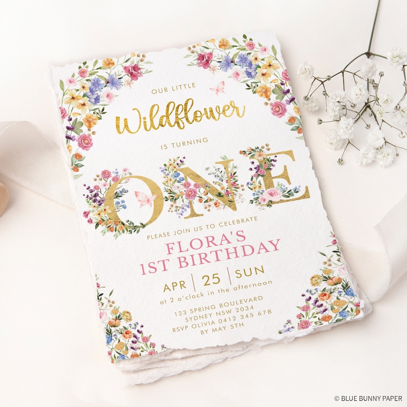 Floral 1st Birthday - Etsy