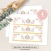 Blush Safari Water Bottle Label Jungle Animals Baby Shower Favors Pink ...