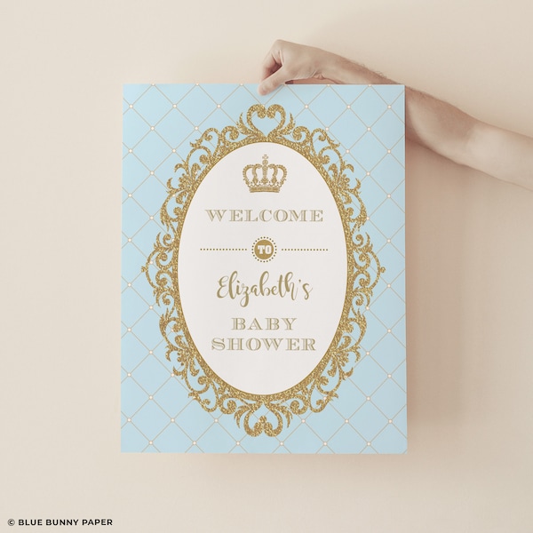 Royal Prince Baby Shower Decorations - Etsy