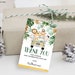Editable Safari Favor Tag Template. Tropical Greenery Jungle - Etsy