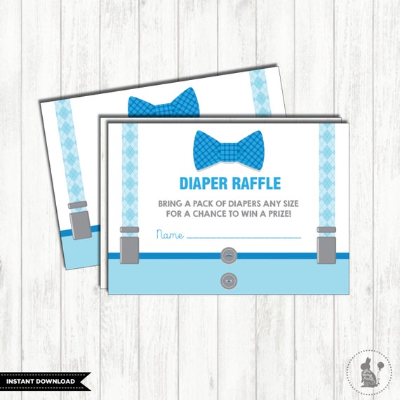 Little Man Diaper Raffle Tickets. INSTANT DOWNLOAD. Little Man Boy Baby ...