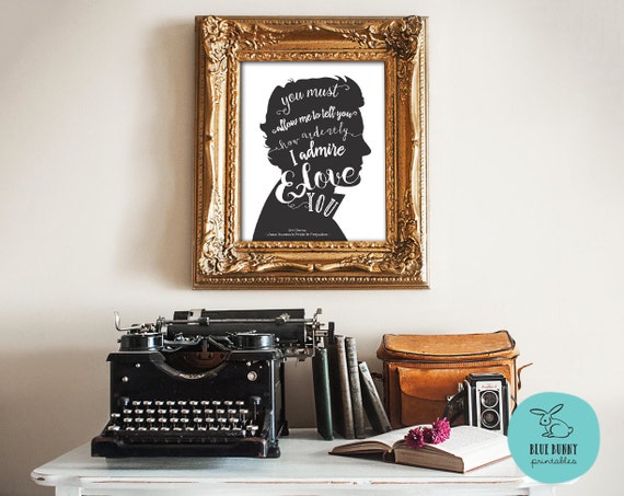 MR DARCY QUOTE. Jane Austen Quote Art. Pride and Prejudice | Etsy