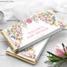 Colorful Wildflower Chocolate Wrapper Garden Floral Baby Shower Favors ...
