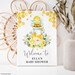 EDITABLE Bee Welcome Sign, Honey Bee Baby Shower Decorations, Bumblebee ...