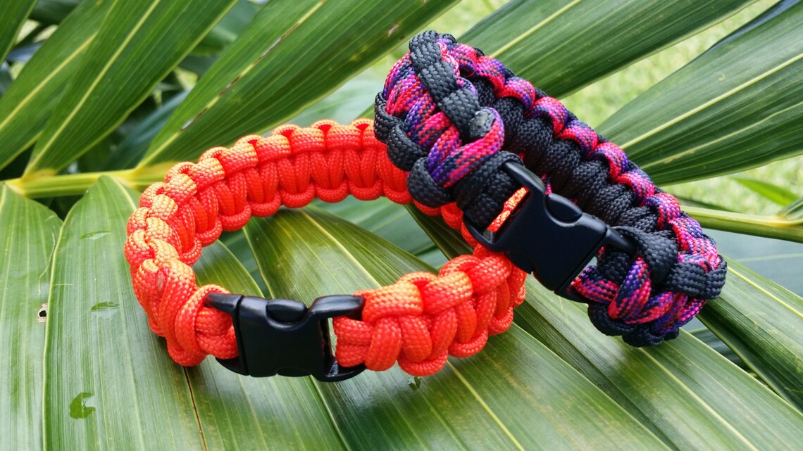 Custom Cobra Paracord Bracelet Survival Paracord Bracelet | Etsy