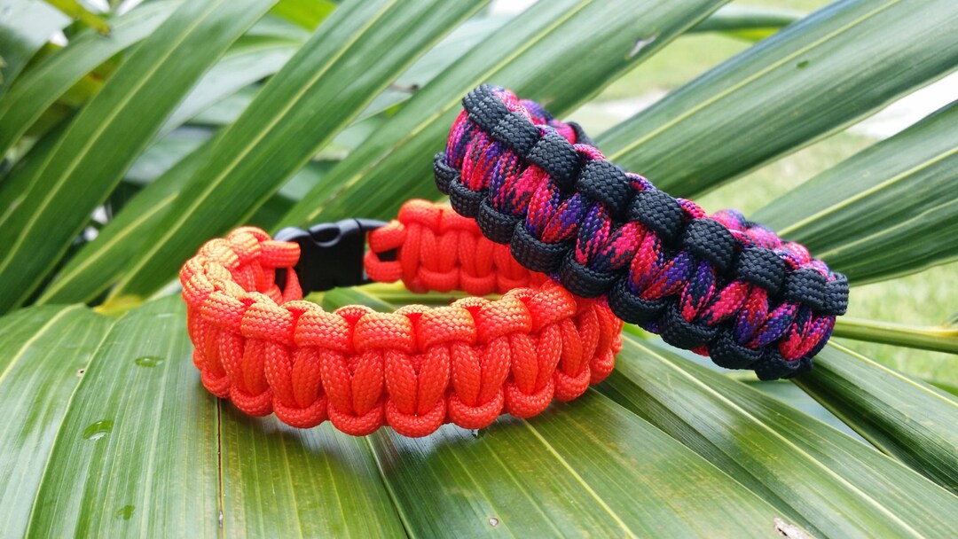 Custom Cobra Paracord Bracelet, Survival Paracord Bracelet, Men's ...