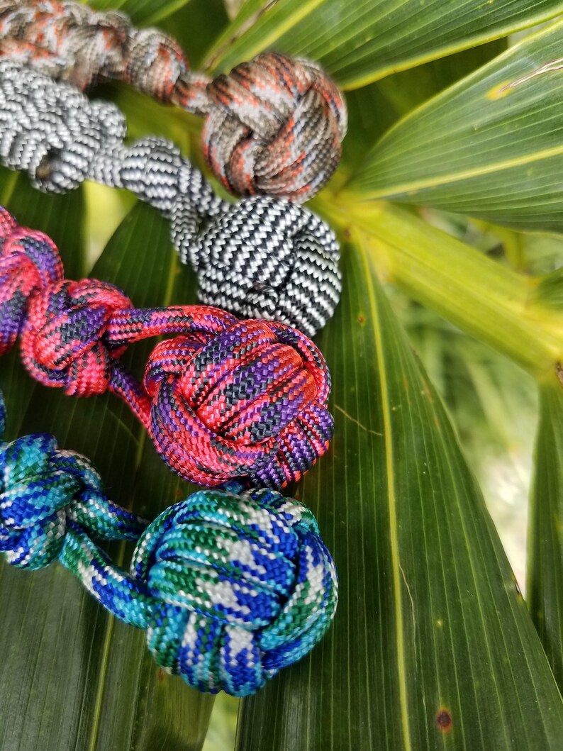 Paracord Monkey Fist Keychain Paracord Monkey Fist Handmade - Etsy