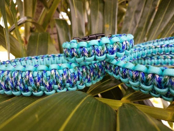 All in One Paracord Slip Collar Leash and Bracelet Set Dog | Etsy