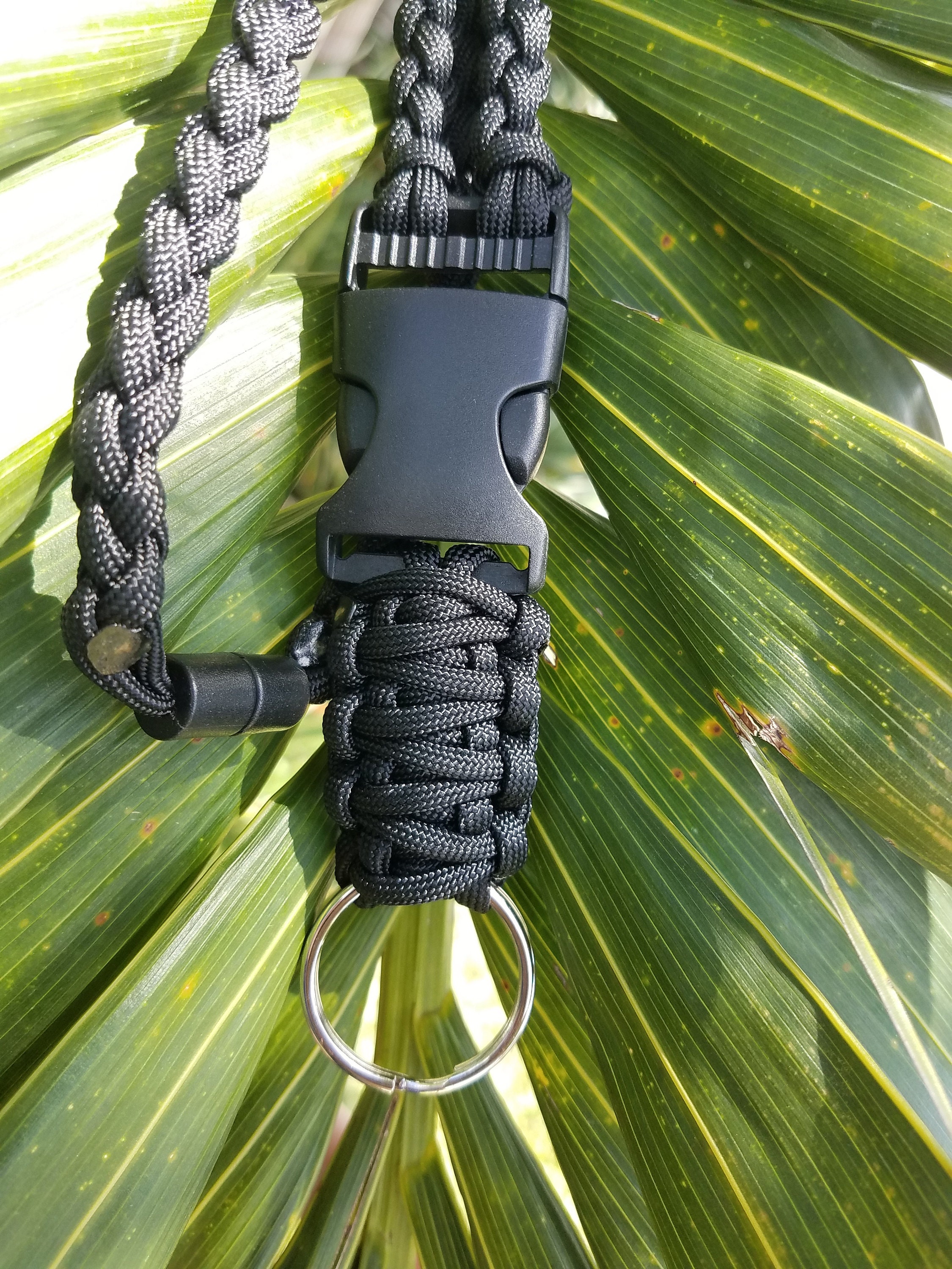 Paracord ID Lanyard W/ Quick Release Buckle Break Away Buckle | Etsy