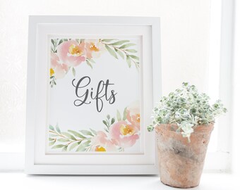 It's a Girl Sign Girl Baby Shower Sign Blush Baby | Etsy