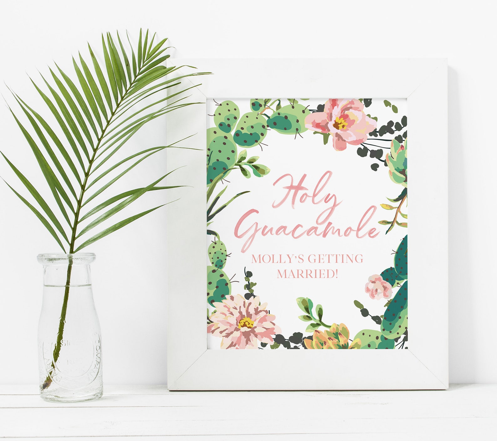 Holy Guacamole Sign - Fiesta Bridal Shower Welcome Sign Printable ...