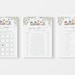 Cat Themed Baby Shower Game Bundle - Set of 25 Printable Games ...