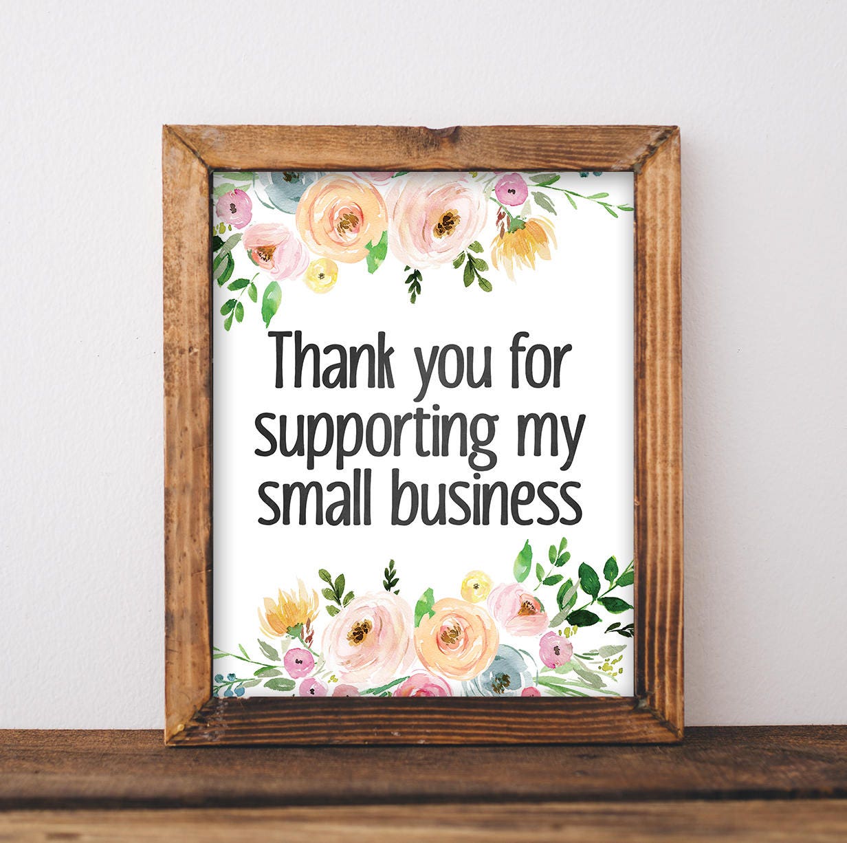 Small Business Sign Market Display Sign Thank You for - Etsy