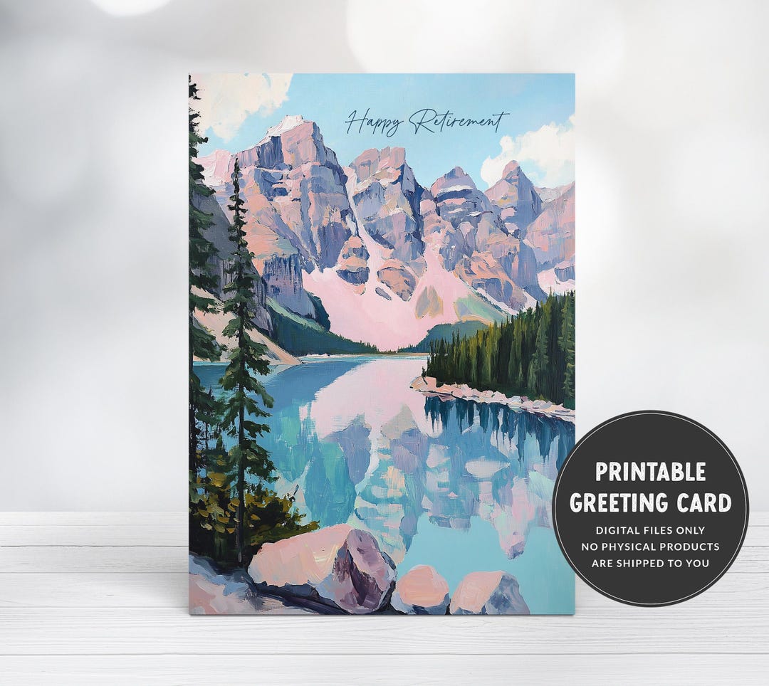 Happy Retirement Greeting Card | Printable Retirement Party Card | New ...