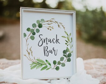 Snack Station Sign - Etsy