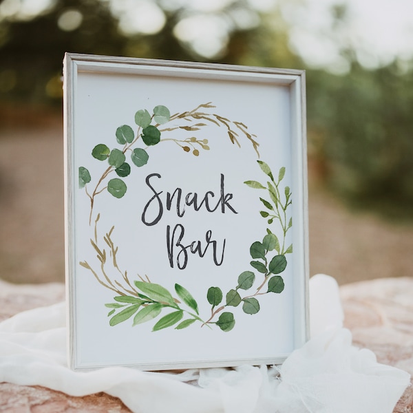 Snack Bar Sign - Etsy