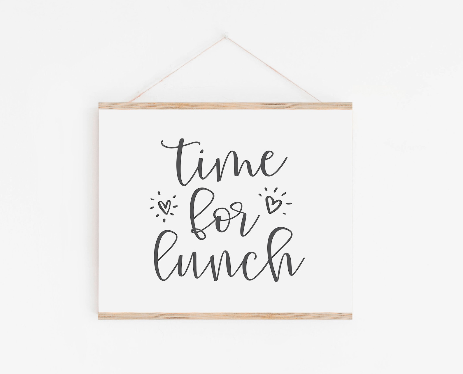 Time for Lunch Sign Food Table Signage Bridal Shower - Etsy