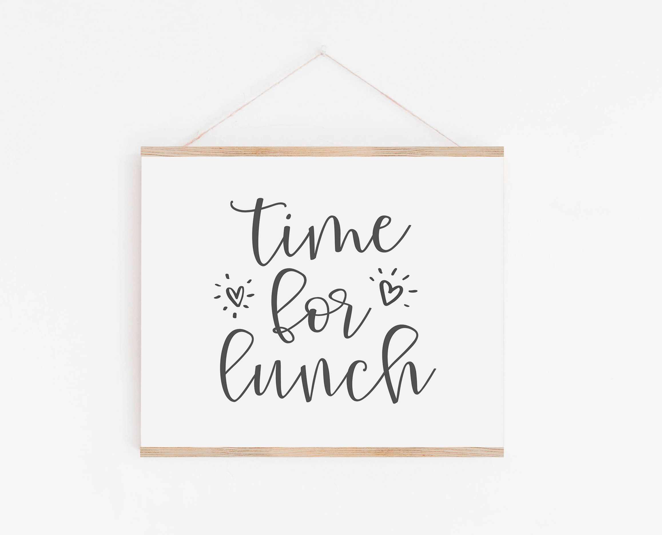 Time for Lunch Sign Food Table Signage Bridal Shower | Etsy
