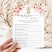 Spring Bunny Baby Shower - Dad Jokes Game - Printable 5x7 Game - Cute ...