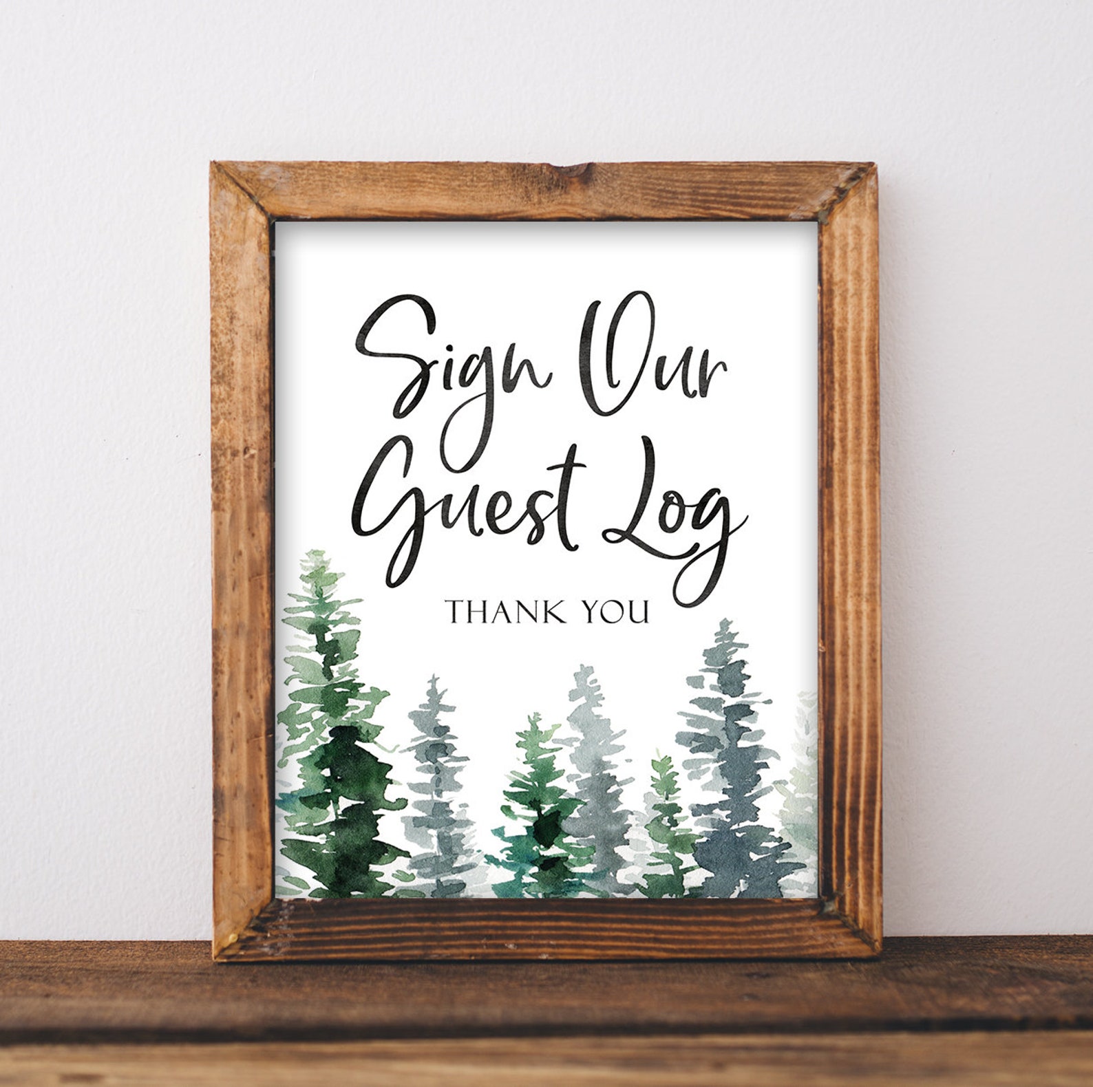 Sign Our Guest Log Sign Guest Log Wedding Sign Wedding - Etsy