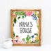 Nana's House Sign Nana Sign Nana Gift Nana Print - Etsy
