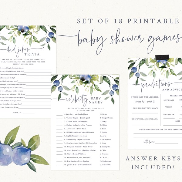 Summer Printable Games - Etsy