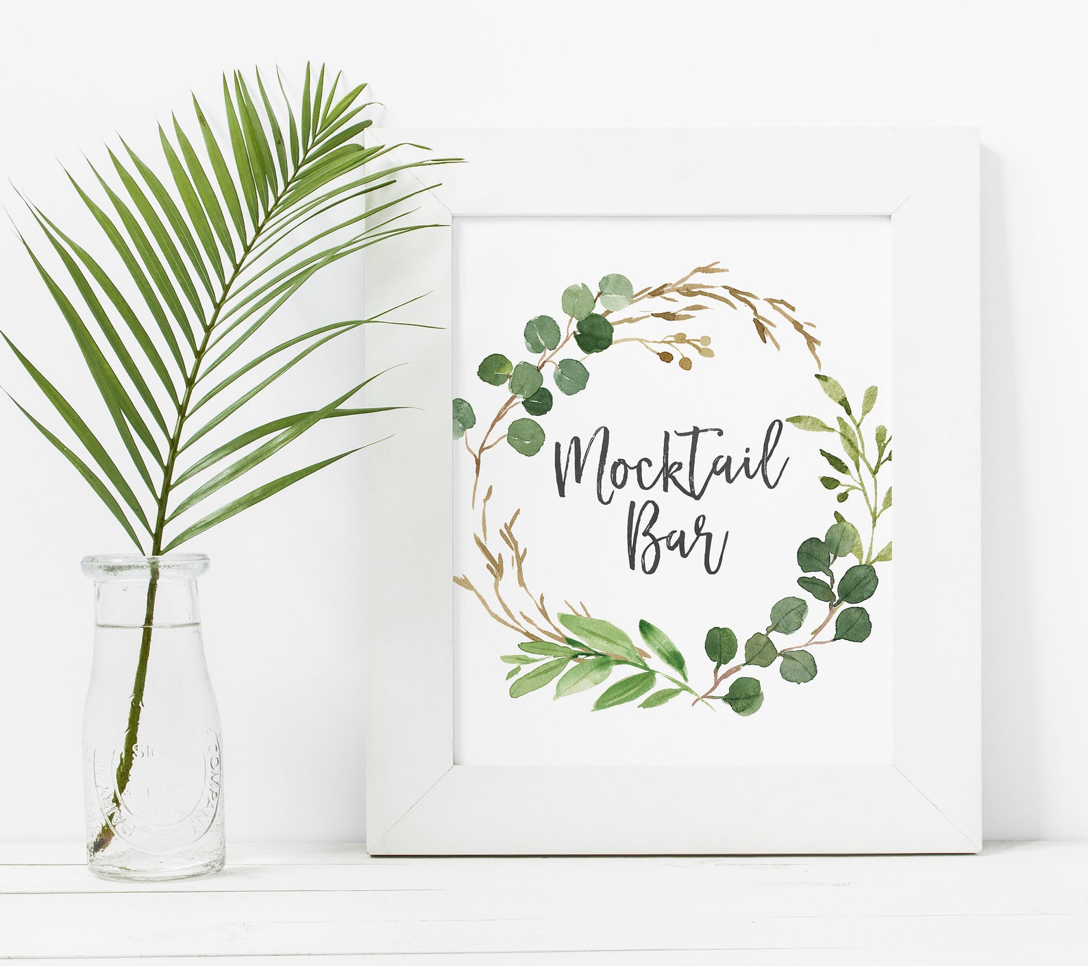 Mocktail Bar Sign Mocktails Sign Baby Shower Sign - Etsy