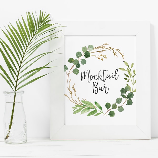 Mocktails Bar Sign - Etsy
