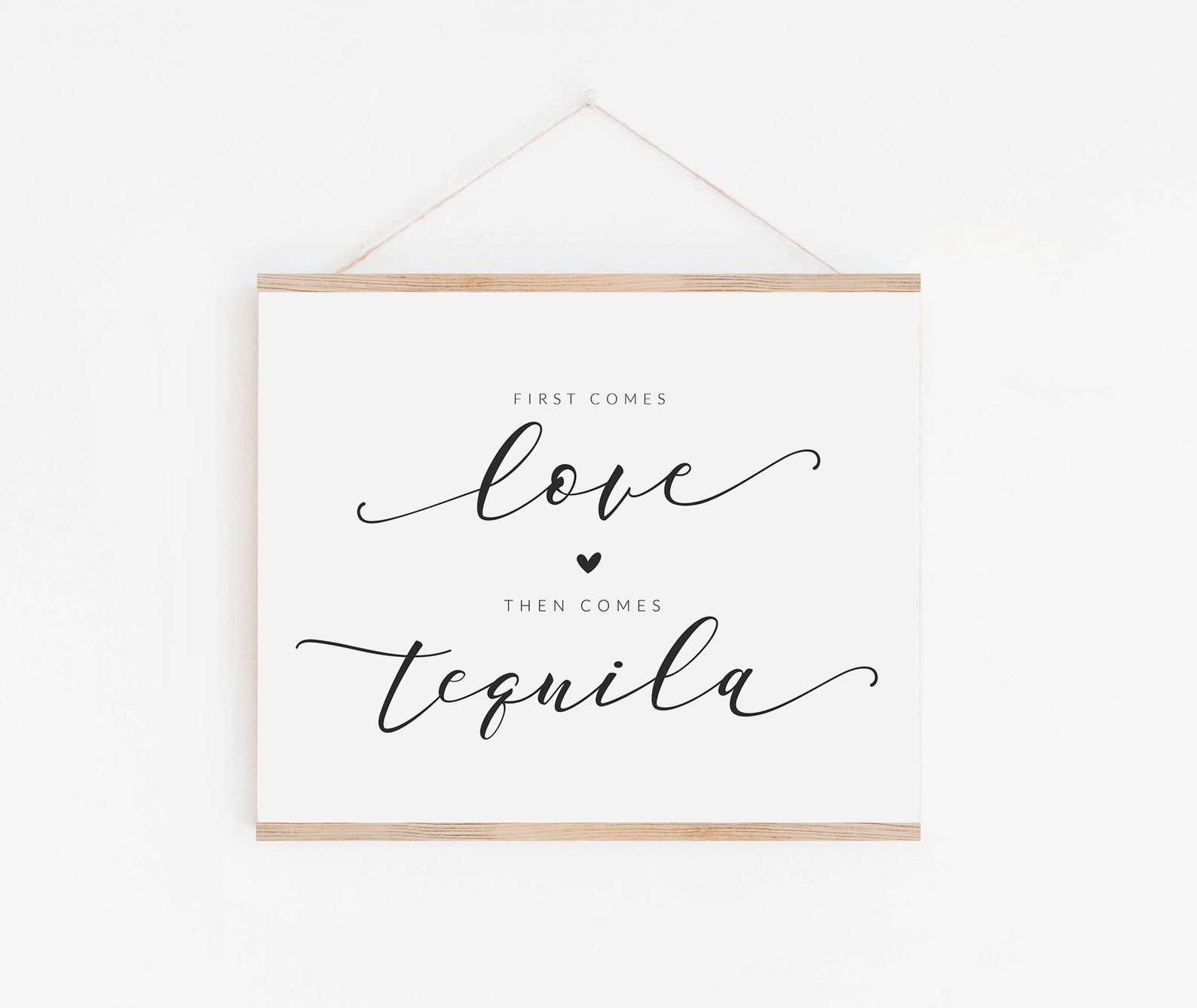 Wedding Tequila Shots Sign - Wedding Tequila Bar Sign - First Comes ...