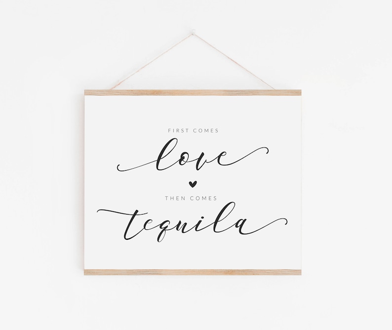 Wedding Tequila Shots Sign Wedding Tequila Bar Sign First - Etsy
