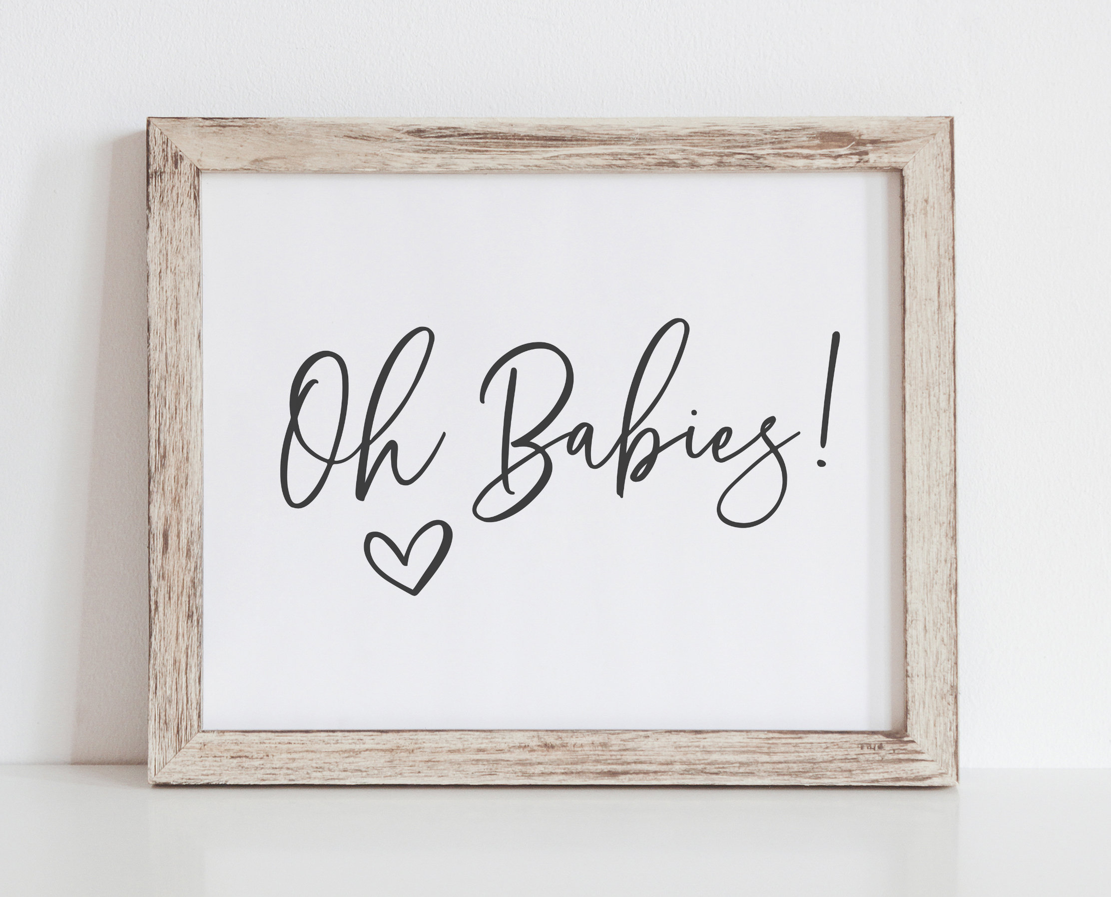 Twin Baby Shower Decorations Oh Babies Sign Twin Shower - Etsy