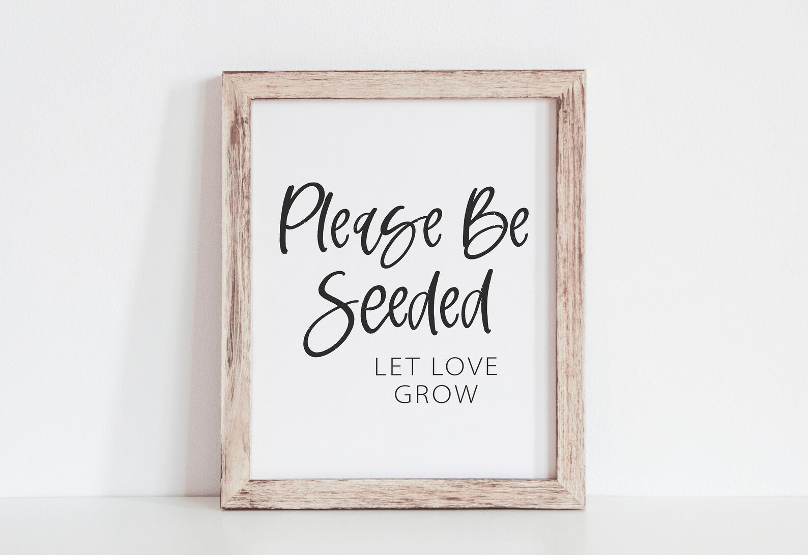 Please Be Seeded Wedding Seed Packet Seating Chart Sign Let Love Grow ...