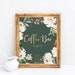 Winter Coffee Bar Printable Sign - Christmas Coffee Bar Sign - Dress ...