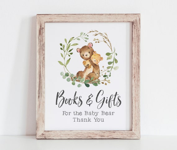 Books for Baby Books and Gifts Sign Gift Table Sign We | Etsy
