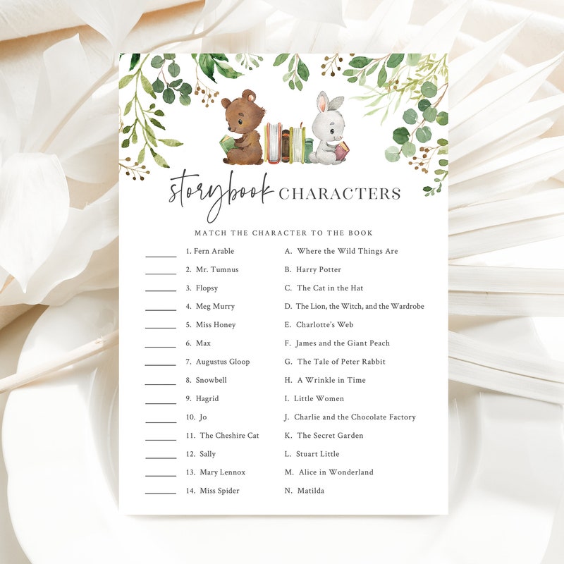 Storybook Characters - Etsy