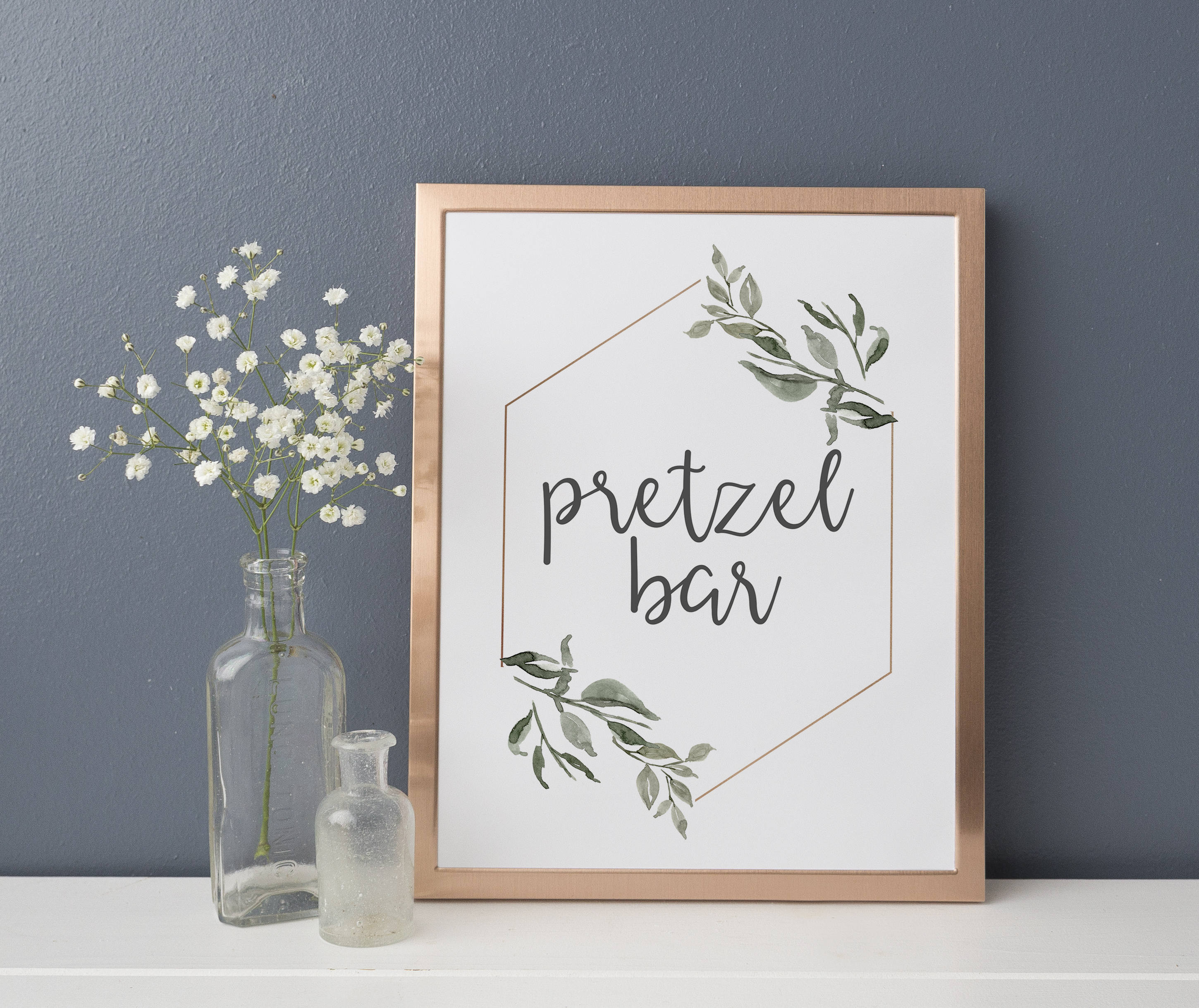 Pretzel Bar Sign Pretzel Bar Wedding Pretzel Bar Party - Etsy