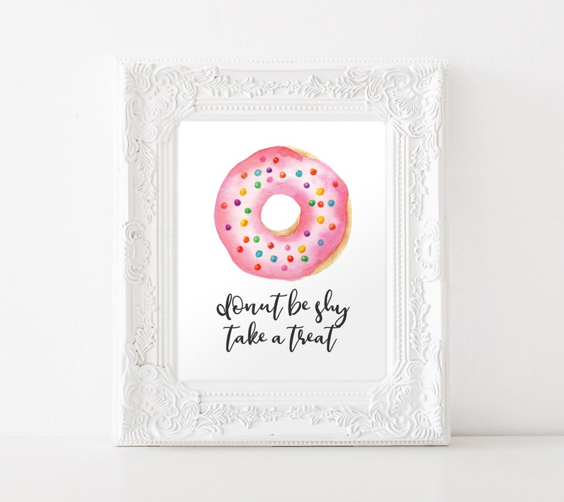 Dessert Table Sign - Donut Baby Shower - Donut Party - Donut Bar Sign ...
