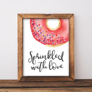 Sprinkled With Love Sign - Sprinkled With Love Decorations - Baby ...