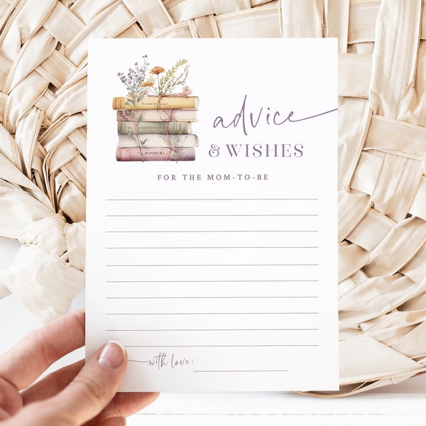 Baby Advice Book - Etsy