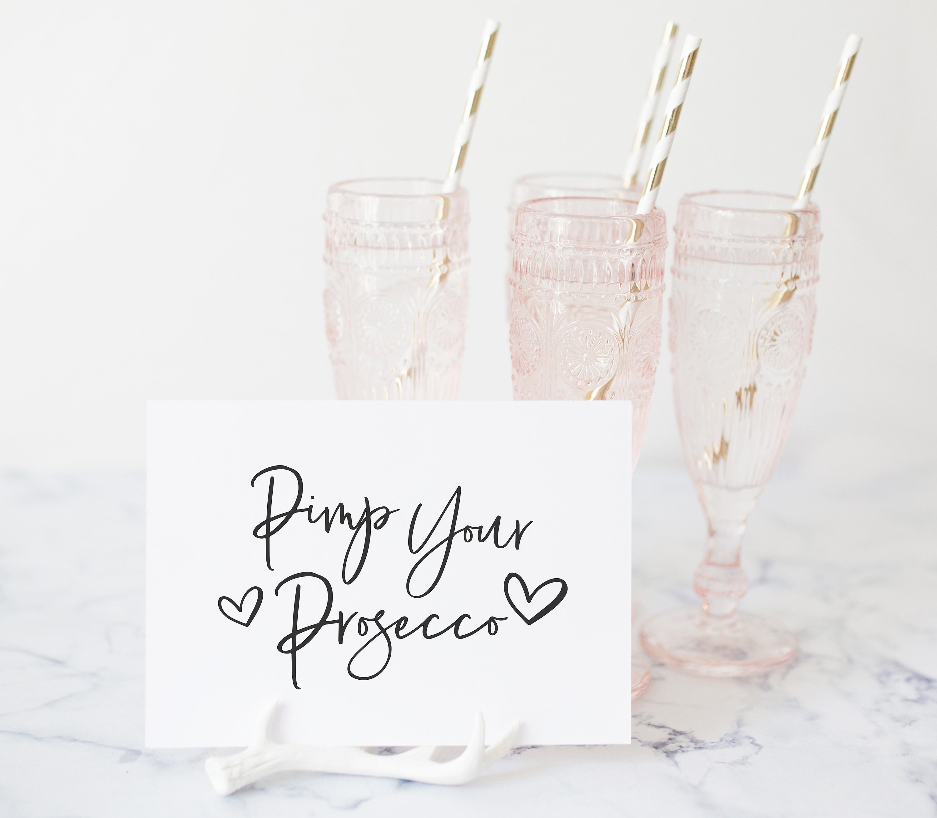Pimp Your Prosecco Sign Prosecco Bar Sign Party Drink - Etsy Australia