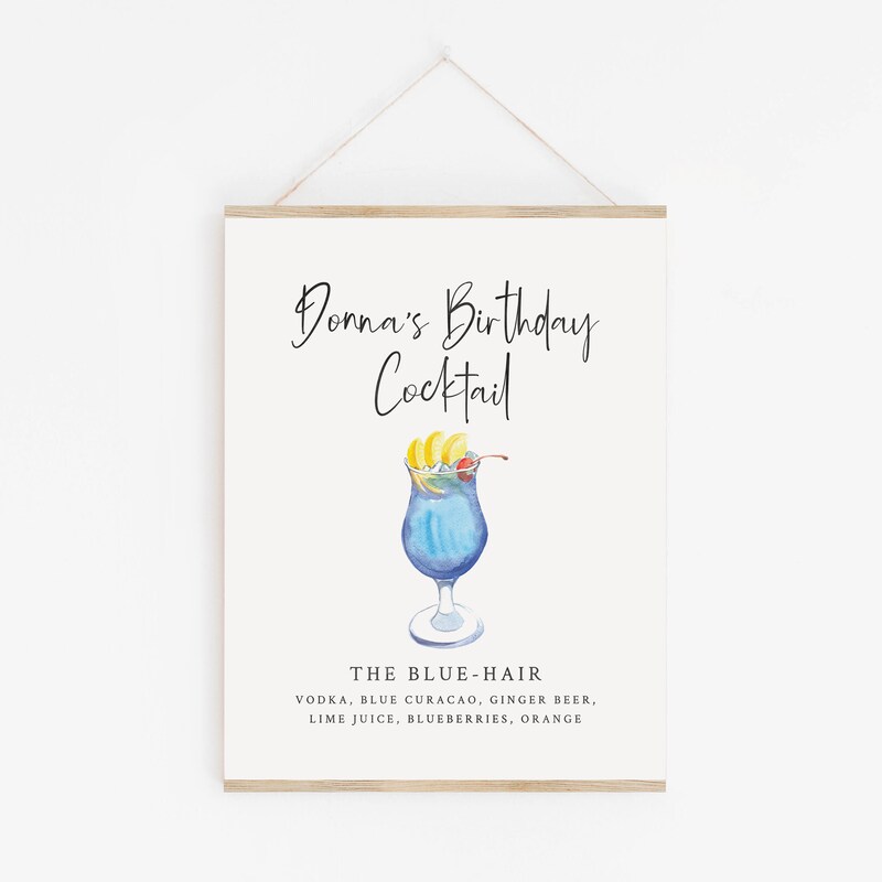 Cocktail Signs - Etsy